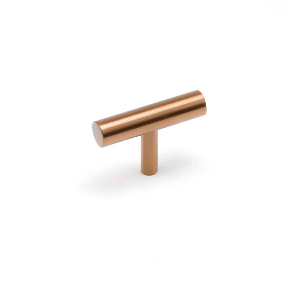 Maxery Solid Brass T Bar Multiple Colors Brass Cabinet Handles
